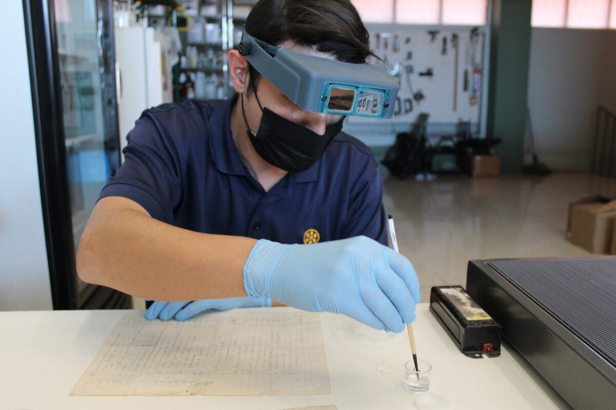 Restauración de documentos « Artículos Educativos « Museo Nacional de Costa Rica